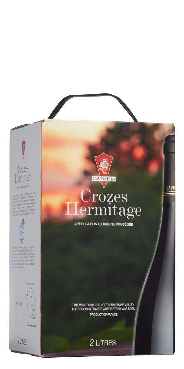 Crozes Hermitage Cave de Tain - Boxtoppen